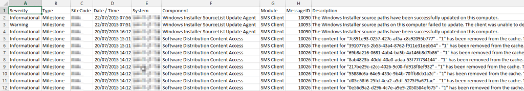 Retrieving ConfigMgr Status Messages with PowerShell