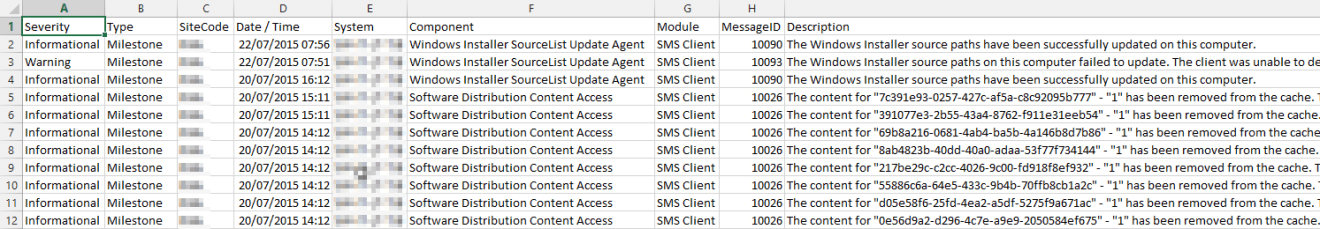Retrieving ConfigMgr Status Messages with PowerShell