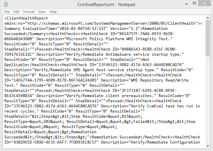 Reading CCMEval Results Directly from a ConfigMgr Client with PowerShell