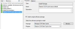 Temporarily Increasing the ConfigMgr Client Cache Size for a Large ...