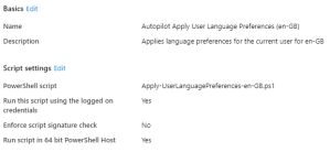 Installing and Configuring Additional Languages during Windows Autopilot