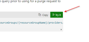 Purging Table Data from a log Analytics Workspace